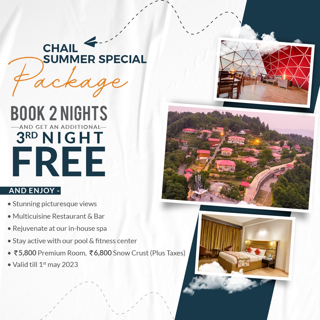3-Day Packages in Chail - Tarika Hotels
